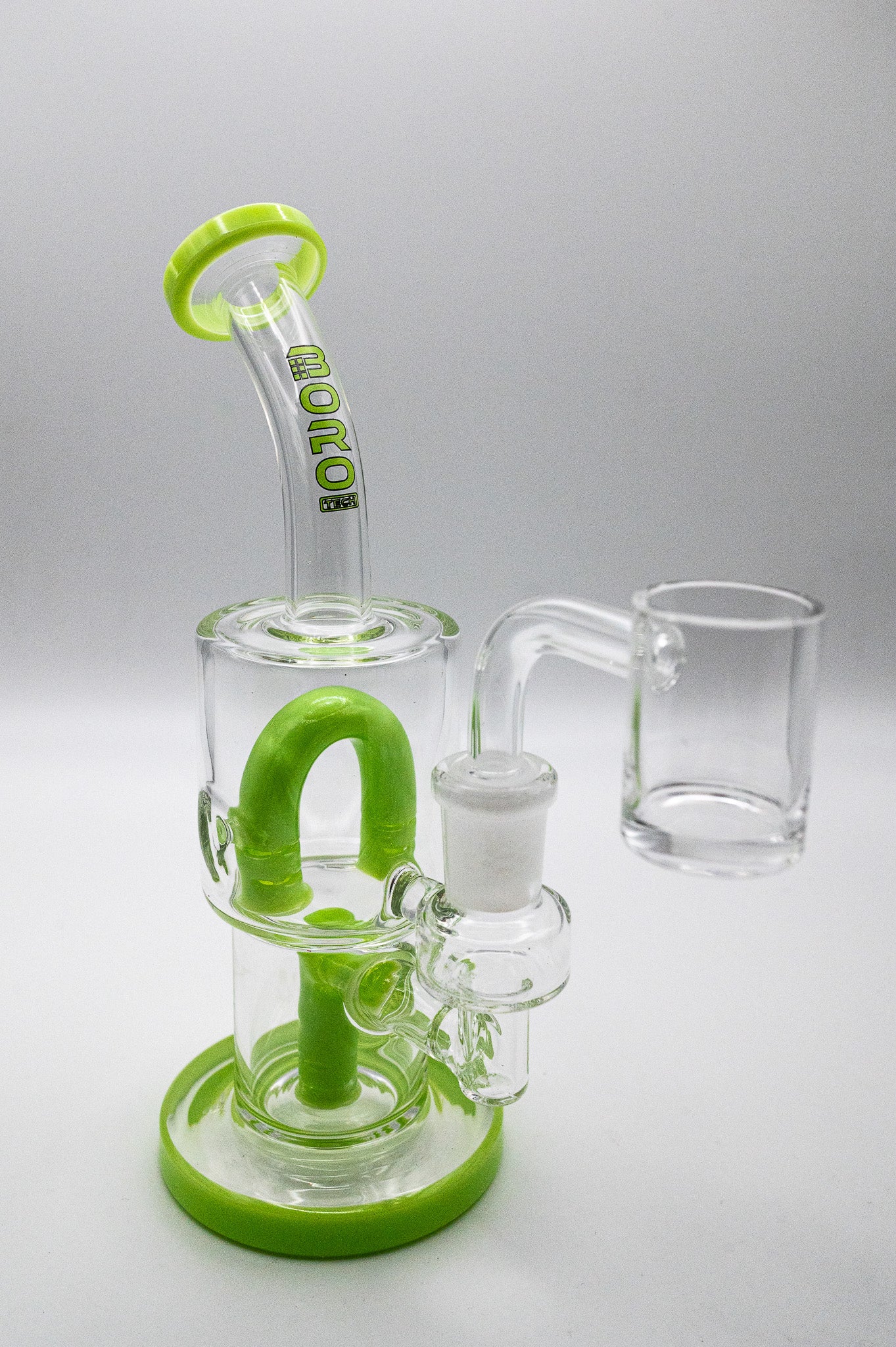 Toro Style Right Angle Perc to Bendy Perc Rig – Smokey Mountain Glass