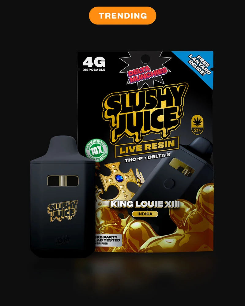 Munchies King Louis XIII Live Resin Slushy Juice 4g Disposable – Smokey ...
